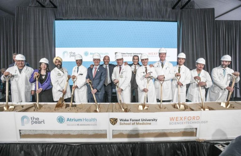 The groundbreaking of The Pearl, IRCAD North America - IRCAD