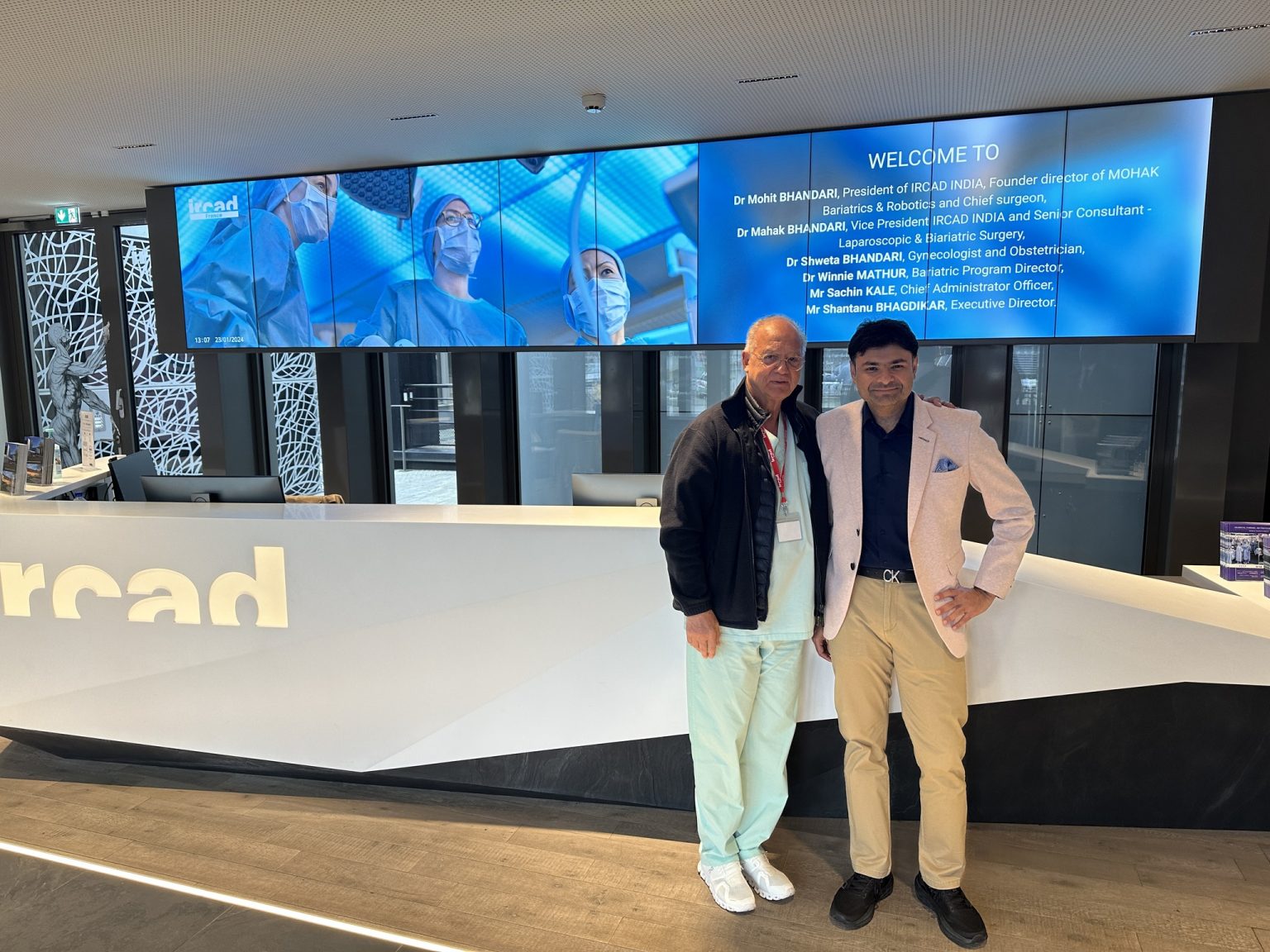 IRCAD India delegation visits Strasbourg - IRCAD