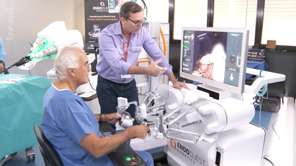 An innovative endoscopic robot from Endoquest at IRCAD France - IRCAD